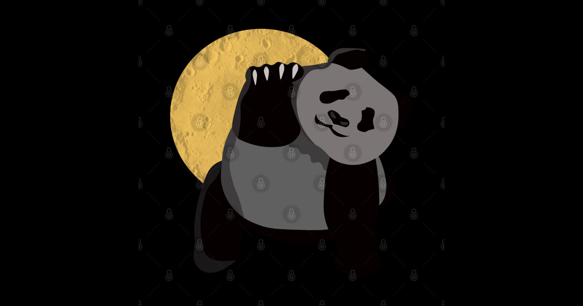 Cute Big Panda - Panda Lover - Sticker | TeePublic