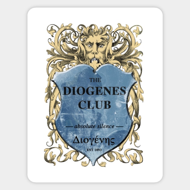 Sherlock Holmes - The Diogenes Club - Sherlock - Sticker | TeePublic