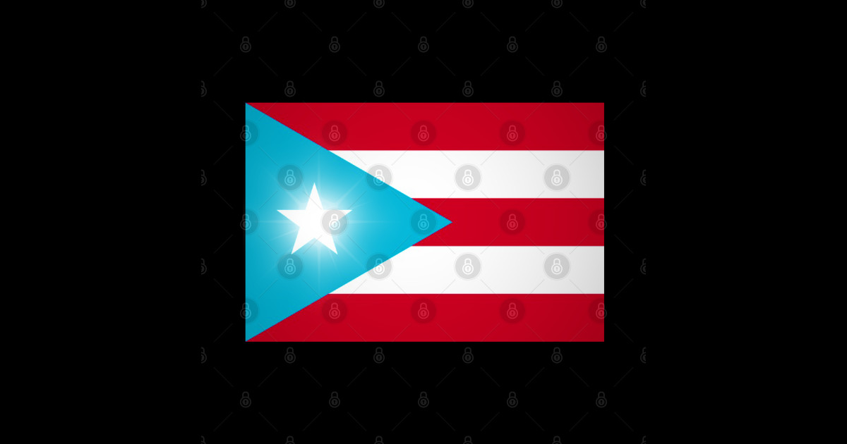Puerto Rico Flag - Puerto Rican Flag - Sticker | TeePublic