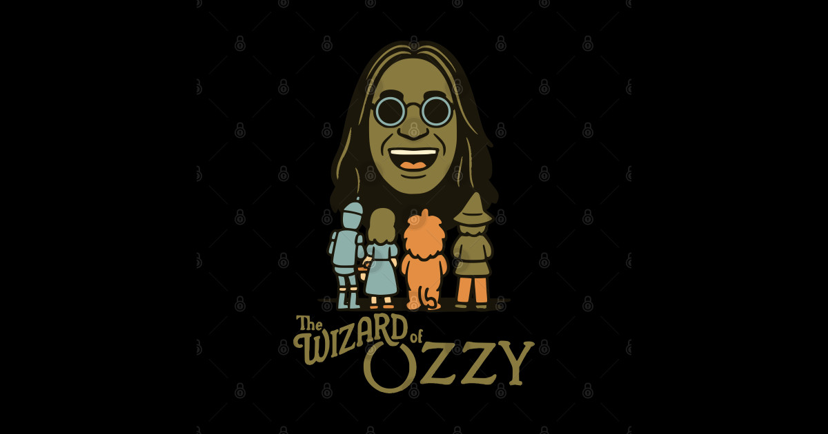 The wizard of Ozzy - Ozzy Osbourne 1948 2025 - Sticker | TeePublic