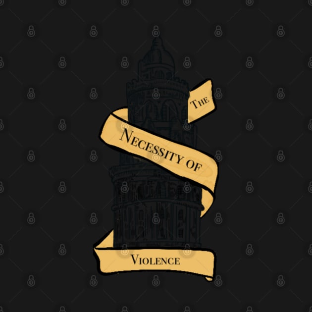 Babel or The Necessity of Violence tower - Sticker - T-Shirt | TeePublic