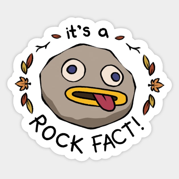 Rock Fact - Over The Garden Wall - Sticker | TeePublic