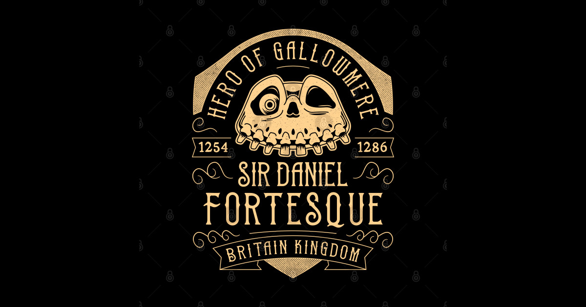 Daniel Fortesque Shield - Medievil - Sticker | TeePublic