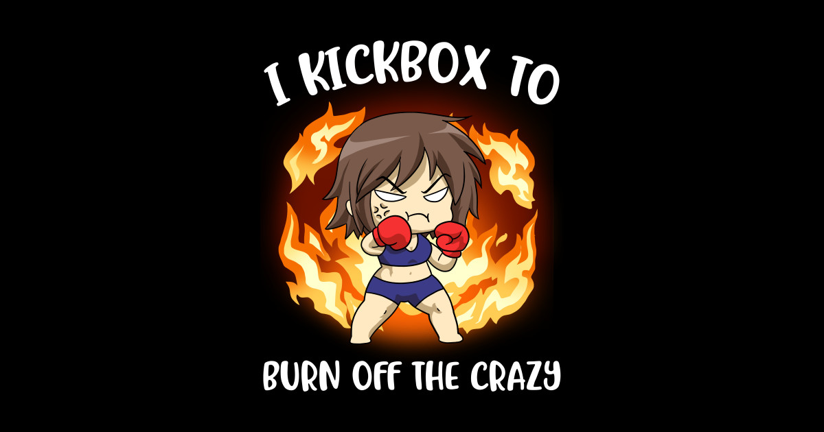 I Kickbox Funny Kickboxing Gift - I Kickbox - Sticker | TeePublic
