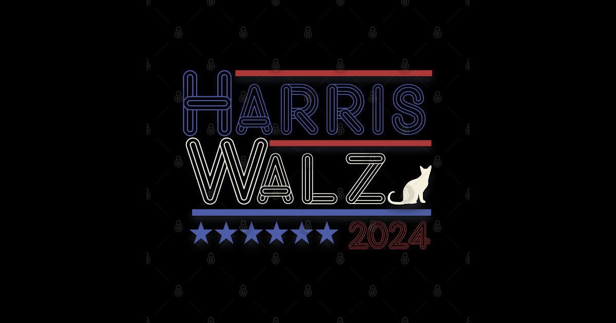 Harris Walz 2024 - Harris Walz 2024 - Sticker | TeePublic