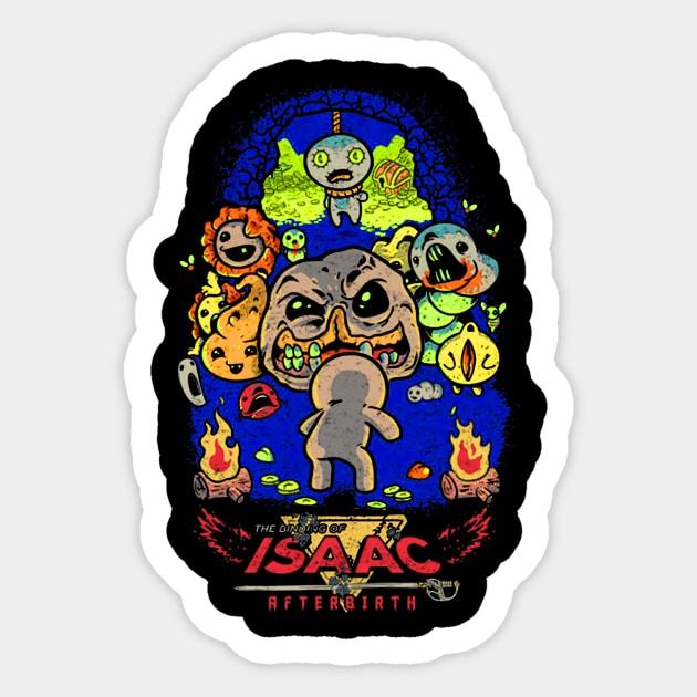 the binding issac - Issac - Sticker | TeePublic