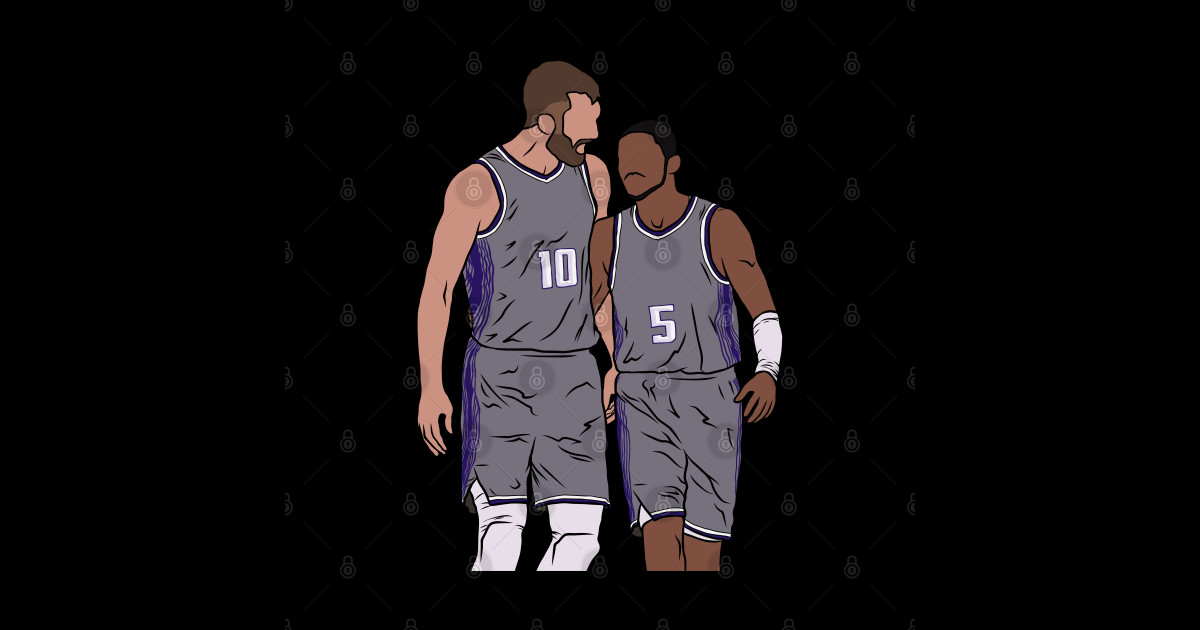 Sabonis & Fox - Sacramento Kings - Posters and Art Prints | TeePublic