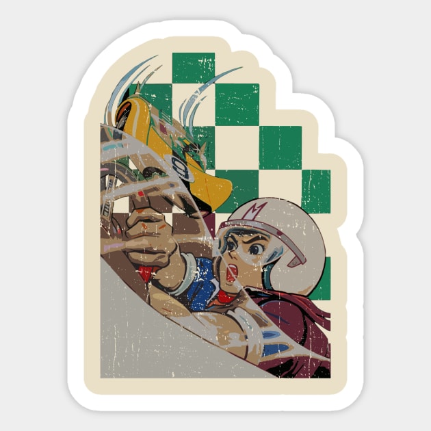go speed vintage - Speed Racer - Sticker | TeePublic