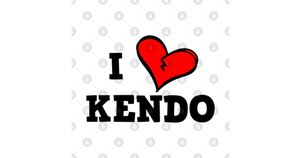 I love Kendo - I Love Kendo - T-Shirt | TeePublic