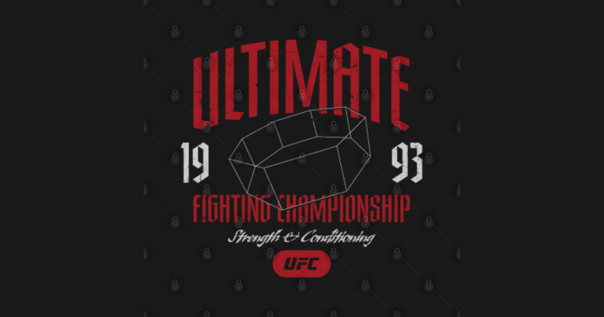 UFC Octagon Outline - Ufc - T-Shirt | TeePublic