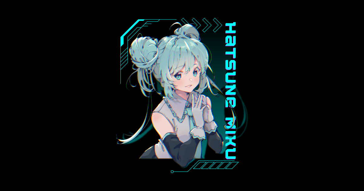 Hatsune Miku - Miku - Sticker | TeePublic