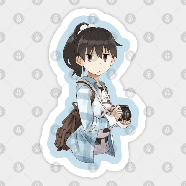 Photographer Anime Girl - Photographer - Sticker | TeePublic