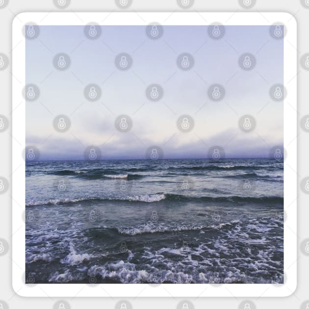 Rough Sea - Ocean - Sticker | TeePublic