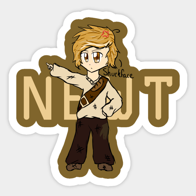 Chibi Newt (Book Version) - The Maze Runner - Thomas Sangster - Sticker ...