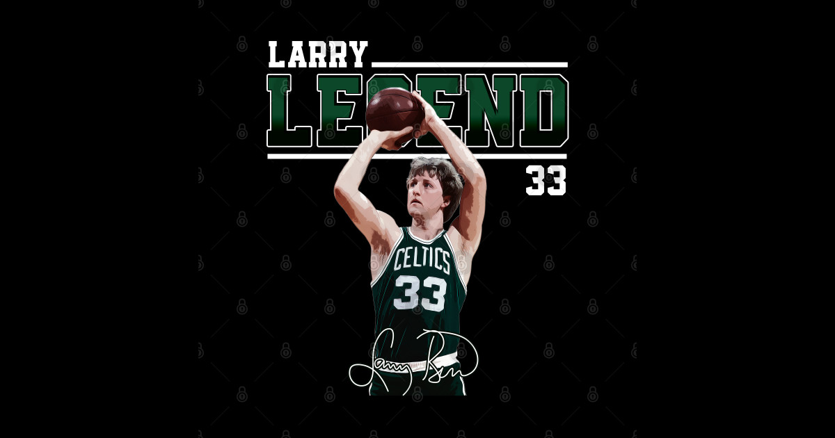 Larry Bird Legend Air Bird Basketball Signature Vintage Retro 80s 90s ...