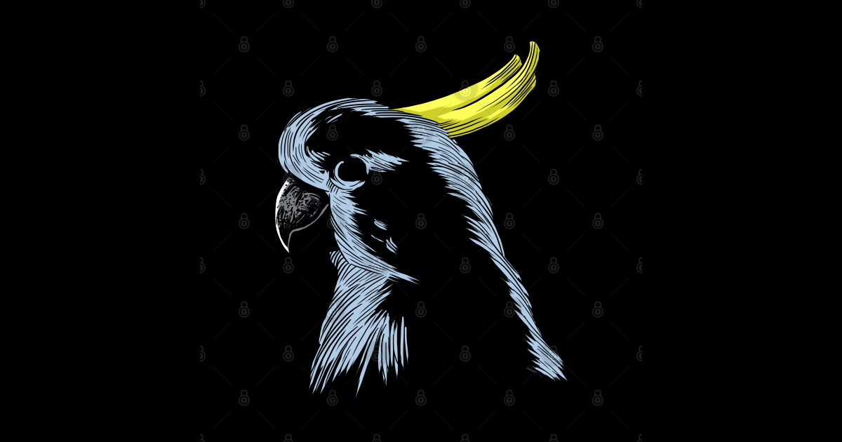 Parrot Crest - Parrot - Sticker | TeePublic