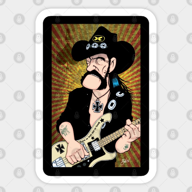 Lemmy - Lemmy Kilmister - Sticker | TeePublic