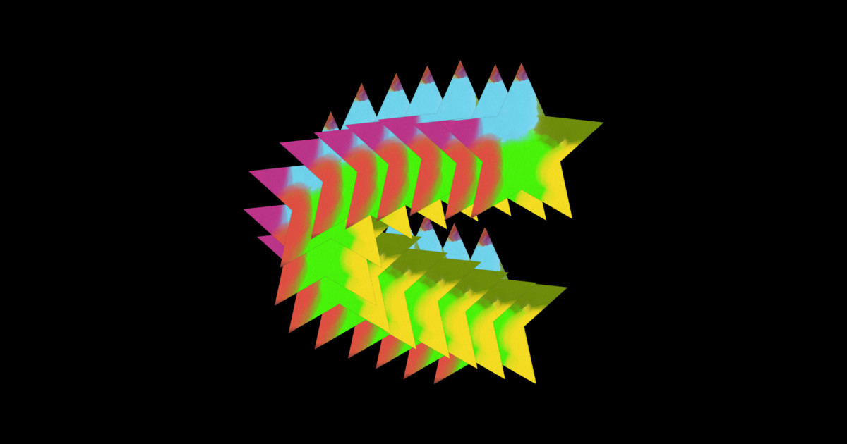 Watercolor Star Stream - Stars - Sticker | TeePublic