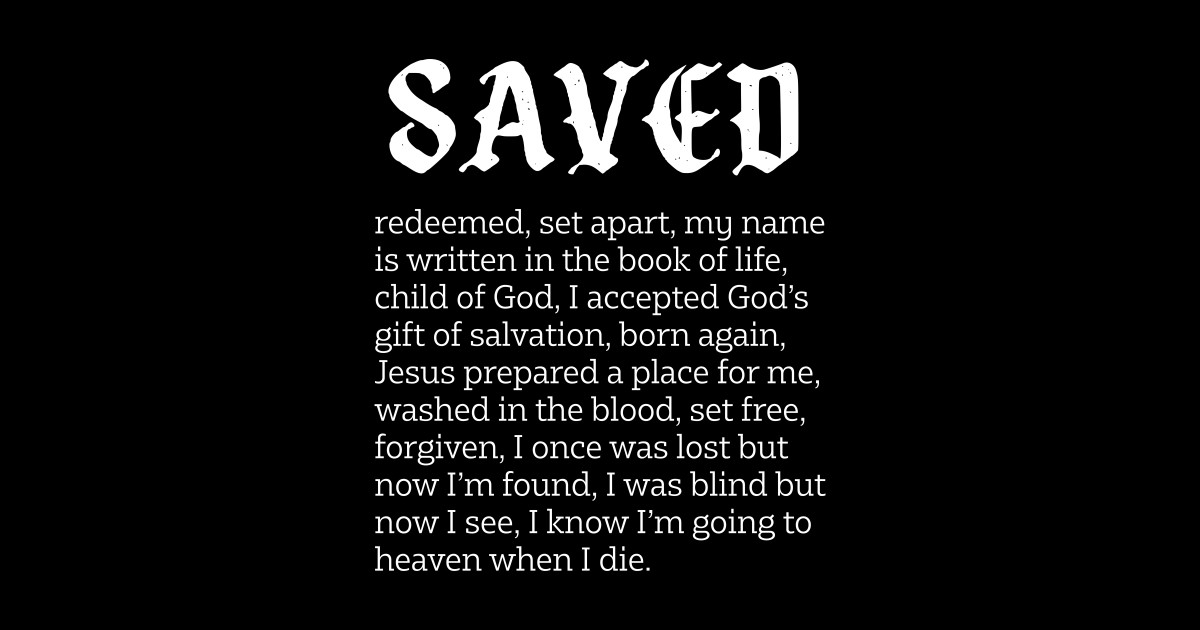 Saved - Saved - Sticker | TeePublic