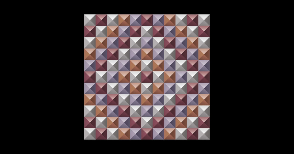 3D Pyramid Pattern 2 - Pyramid - Posters and Art Prints | TeePublic