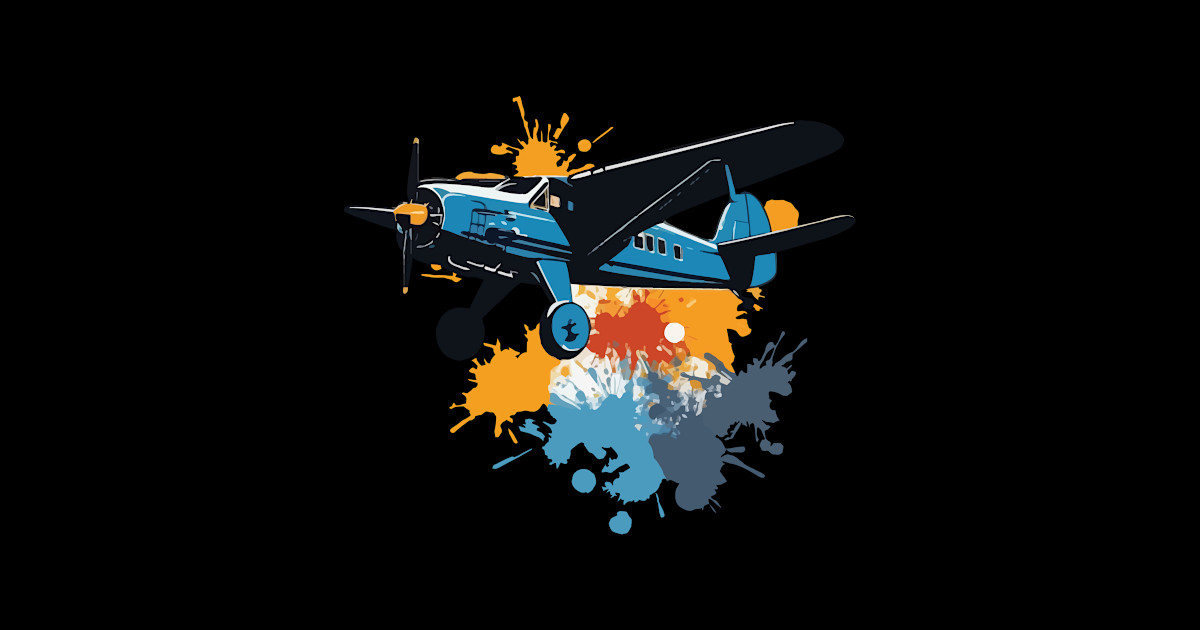 Model airplane pilot airplane hobby design - Jet Airplane - Sticker ...