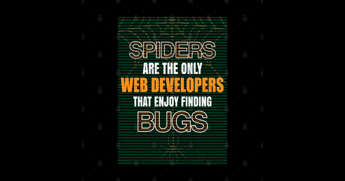 Arachnid Web developer - Web - Sticker | TeePublic