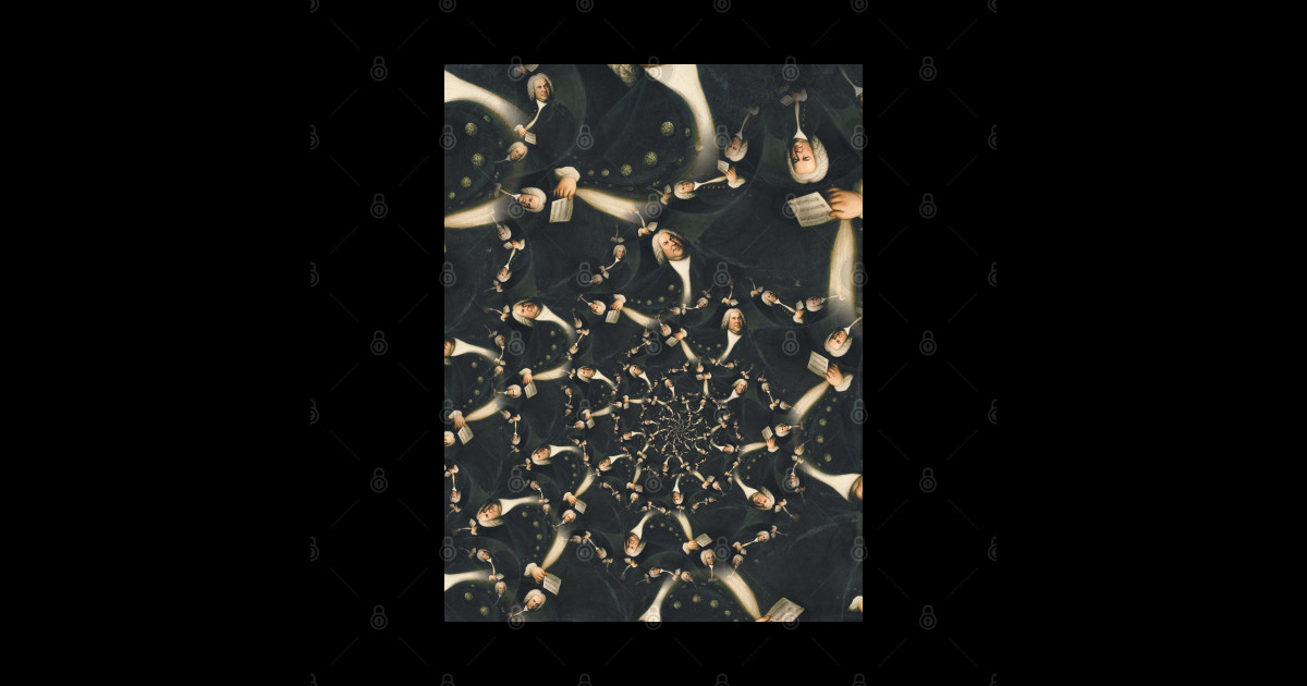Bach Illusion - Bach - Sticker | TeePublic
