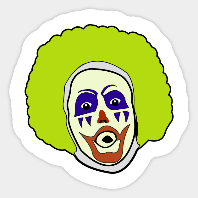 Doink the Clown Drawing - Wrestling - Sticker | TeePublic