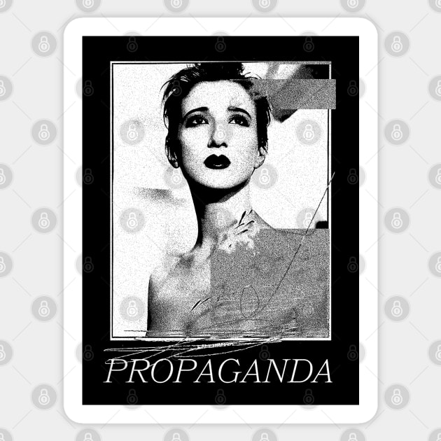 Propaganda •• Retro Style Original Fan Design - Propaganda - Sticker ...