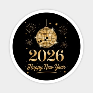 Happy New Years 2026 2 Magnets for Sale | TeePublic