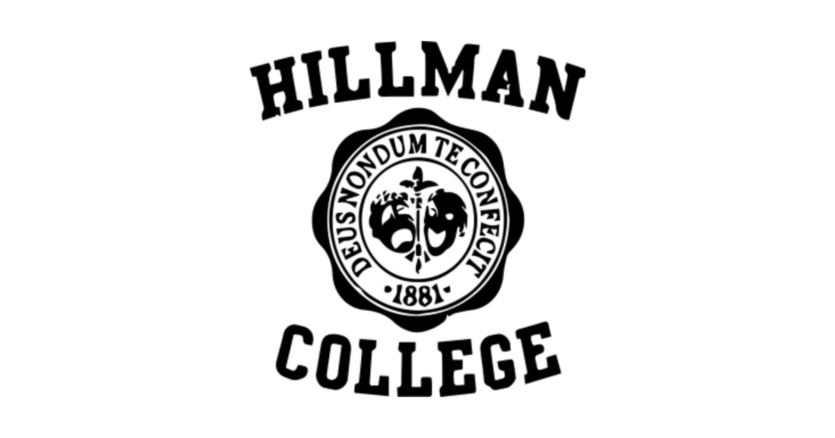 HILLMAN COLLEGE SEAL MAROON T-Shirt - Hillman College - T-Shirt | TeePublic