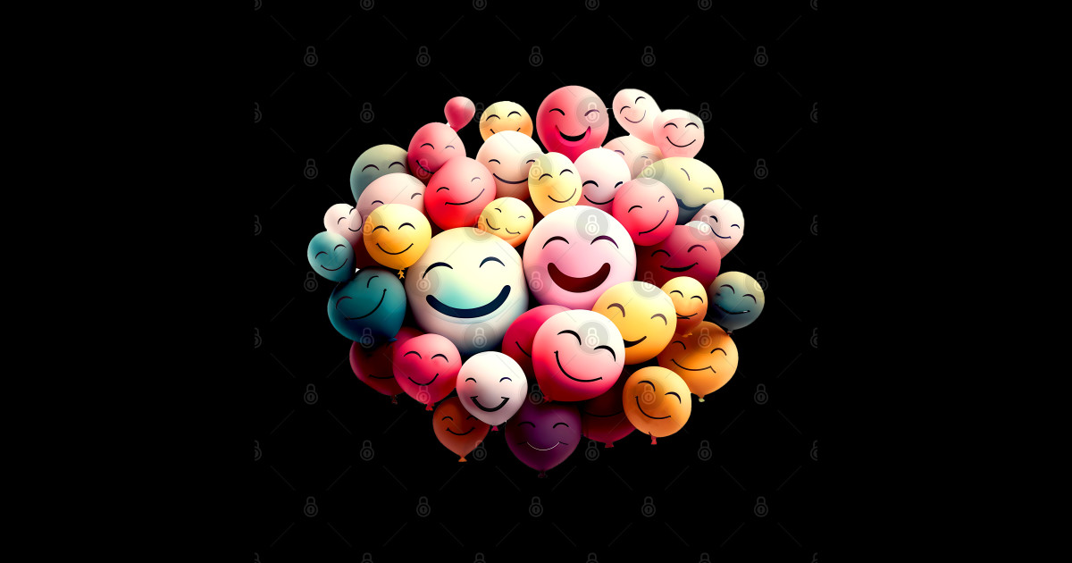 Magic of Smiles: Be Happy on a Dark Background - Magic Smiles - Posters ...