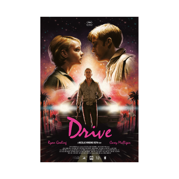 Drive Poster - Drive - T-Shirt | TeePublic