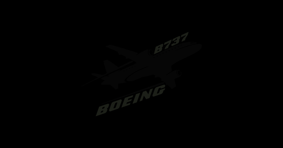 Boeing B737 - Boeing - Sticker | TeePublic