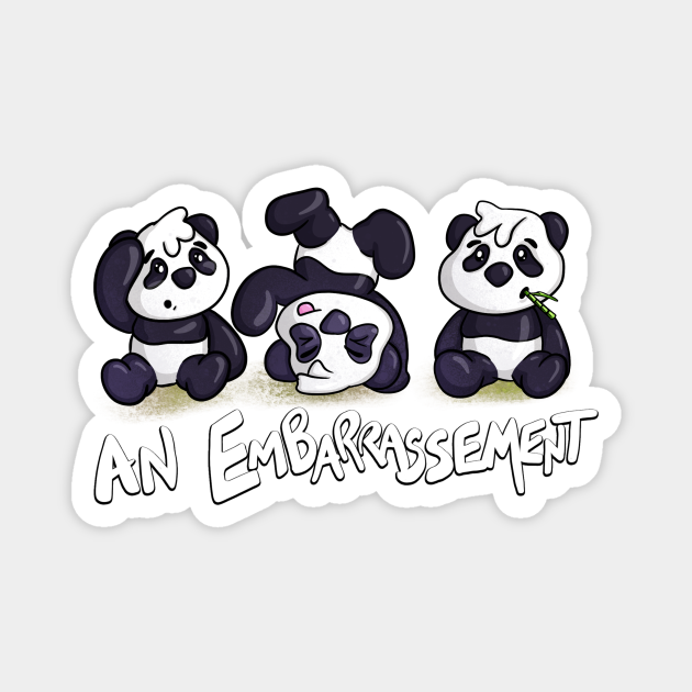 An Embarrassment of Pandas - Panda - Magnet | TeePublic