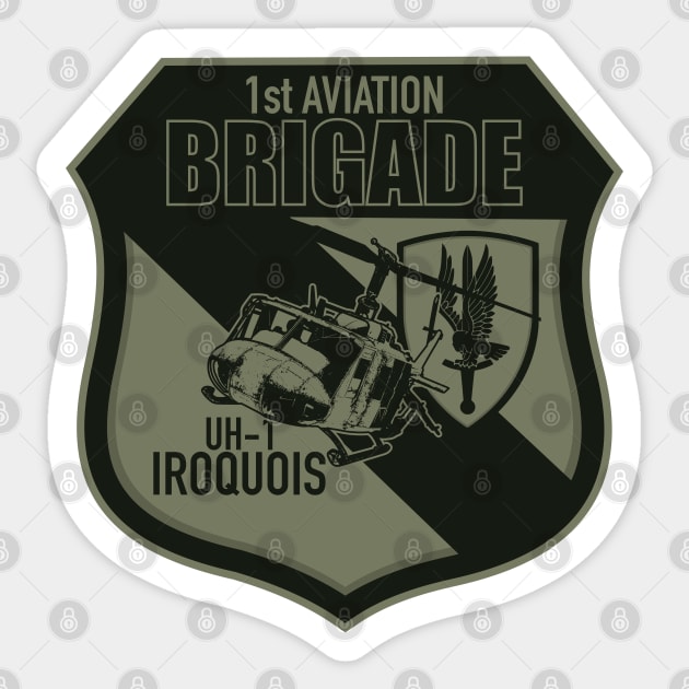 1st Aviation Brigade - Army Helicopter Unit - Sticker | TeePublic