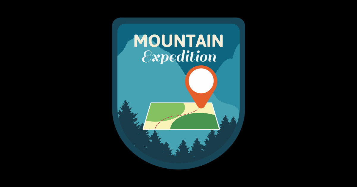 Mountain Expedition - Mountain - Sticker | TeePublic