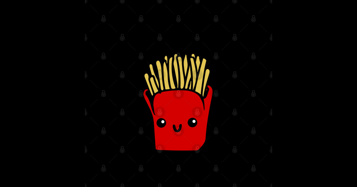 Man, I Love Fries! - Fries - Sticker | TeePublic