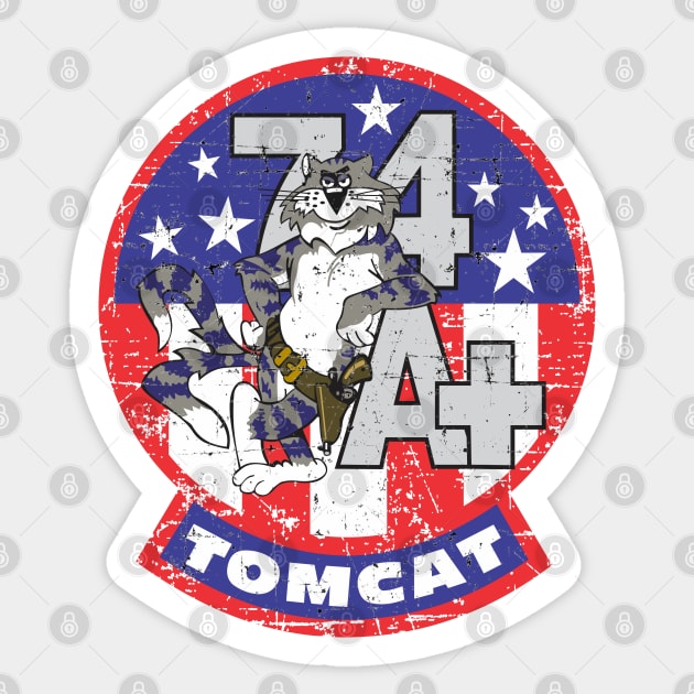 Grumman F-14 Tomcat A+ (plus) 74 - Grunge Style - Grumman F 14 Tomcat ...
