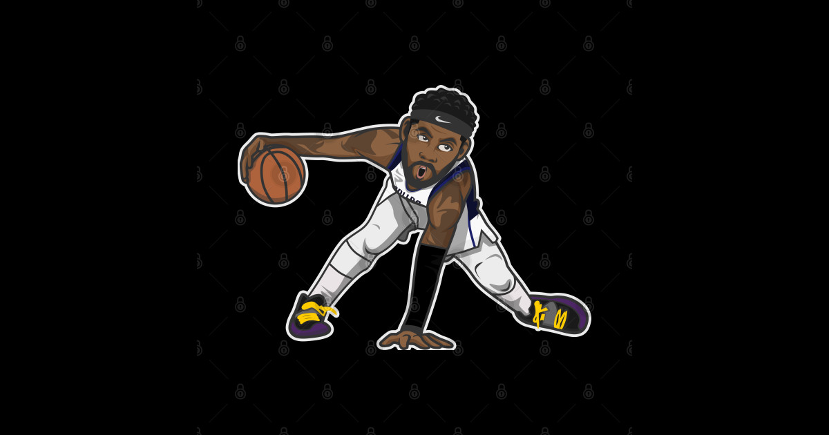 kyrie irving Cartoon Sylr - Kyrie Irving - Posters and Art Prints ...