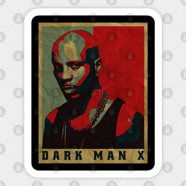 DMX RETRO POSTER - Dmx - Sticker | TeePublic