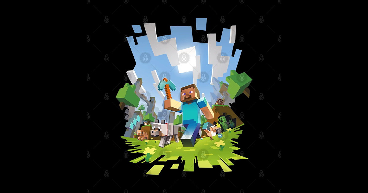 Minecraft Steve Adventure - Minecraft - Posters and Art Prints | TeePublic