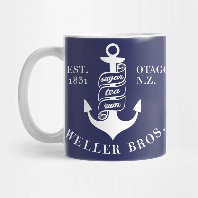Weller Bros: Wellerman sea shanty logo (white text) - Wellerman - Mug ...