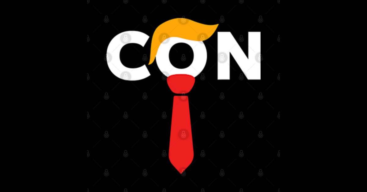 Trump 2024 Convicted Felon, Don the Con - Convicted Felon - Sticker ...