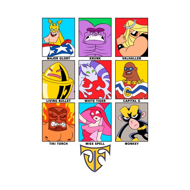 The Justice Friends - Dexters Laboratory - T-Shirt | TeePublic