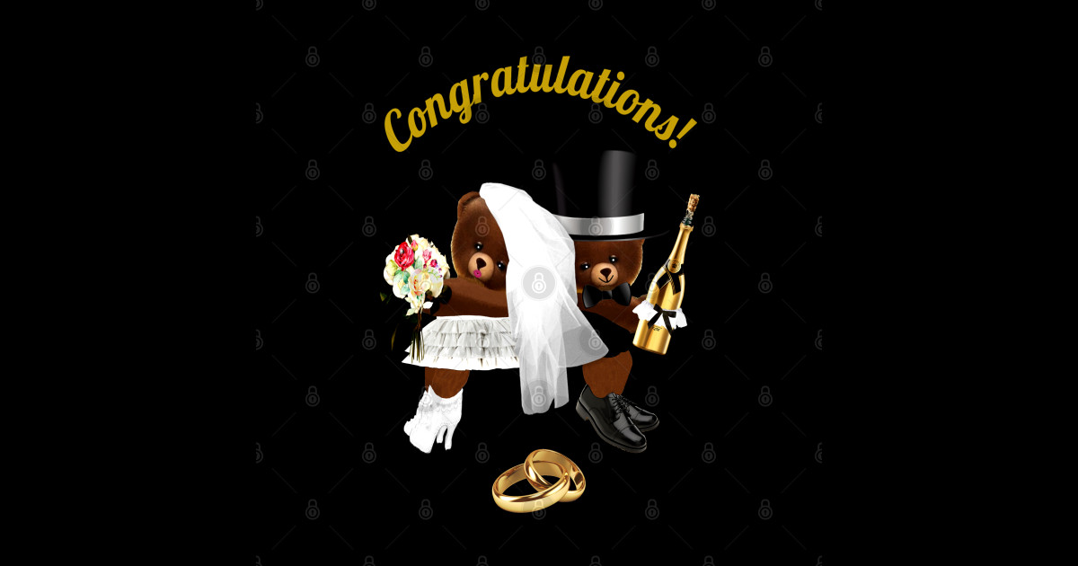 Wedding Congratulations - Wedding Day - Sticker | TeePublic