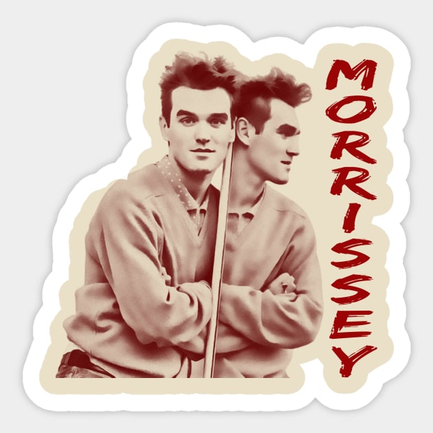 morrissey art visual - Morrissey - Sticker | TeePublic