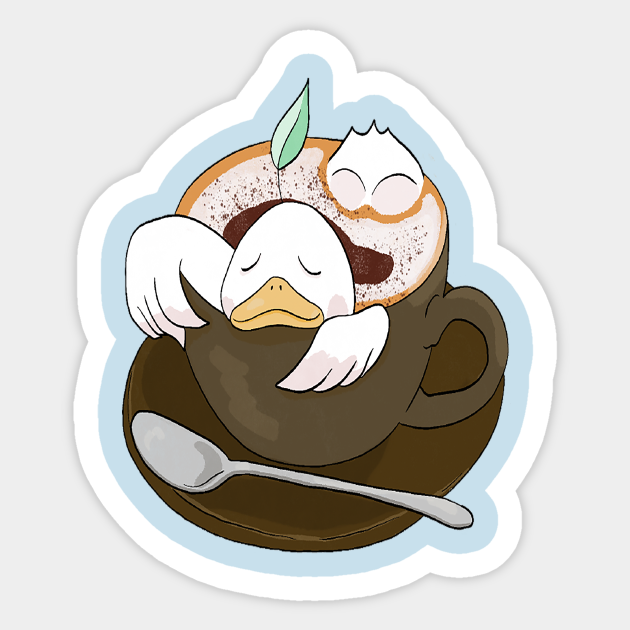 Doo Doo duck baby cute - Doo Doo Duck Baby Cute - Sticker | TeePublic
