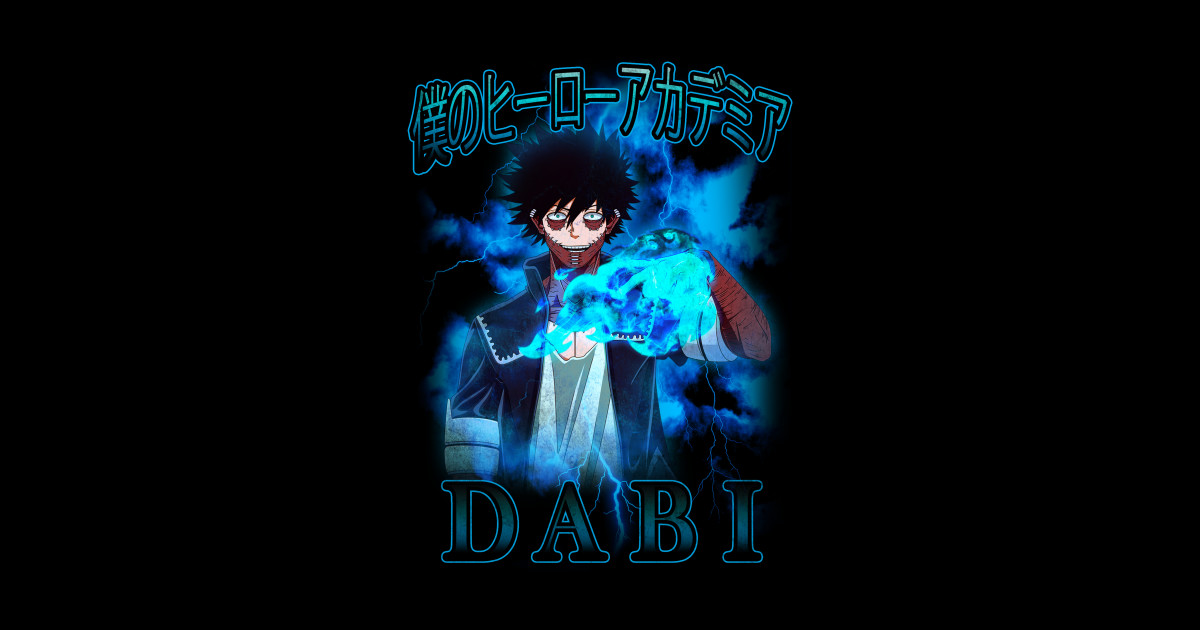 Dabi My Hero Academia Villains - My Hero Academia - Sticker | TeePublic