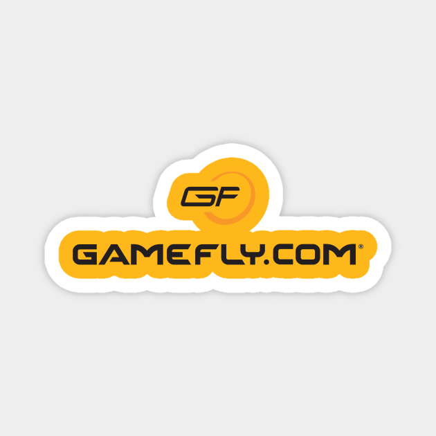 GF Retro Stacked Logo - Gamefly - Magnet | TeePublic
